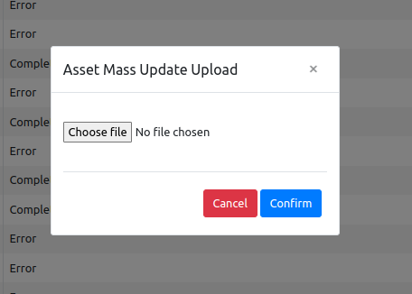 Asset Mass Update | Alarm2