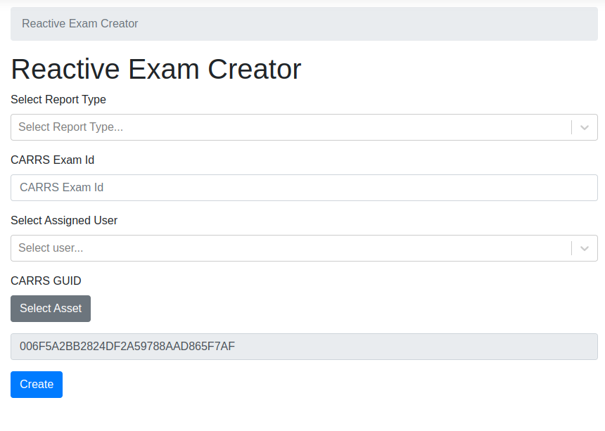 Reactive Exam Creator | Alarm2