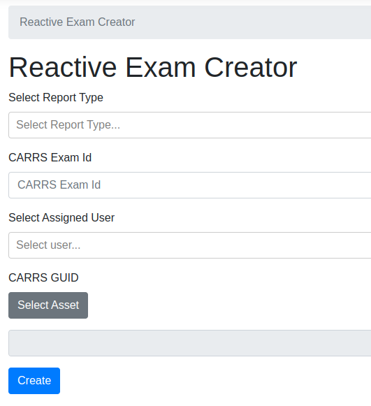Reactive Exam Creator | Alarm2