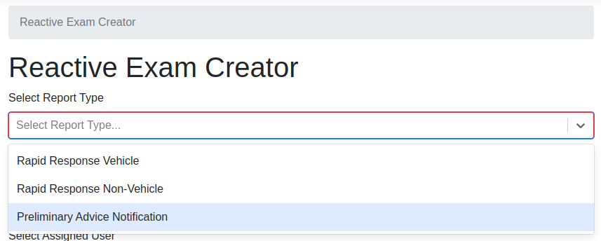 Reactive Exam Creator | Alarm2